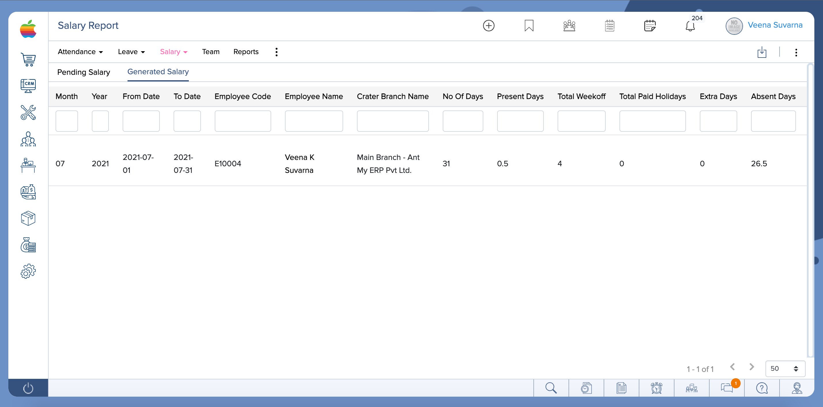 Automated Payroll - AntMyERP